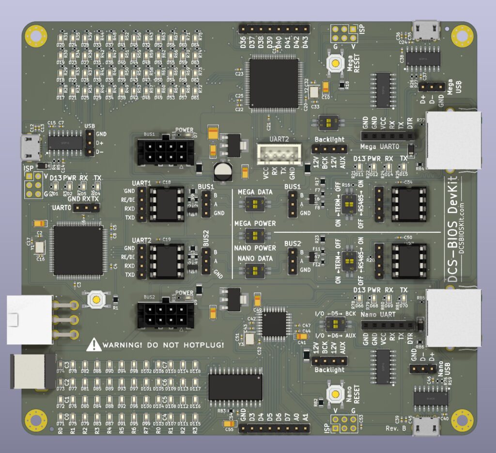 DCS-BIOS RS485 DevKit – DCSBIOSKit
